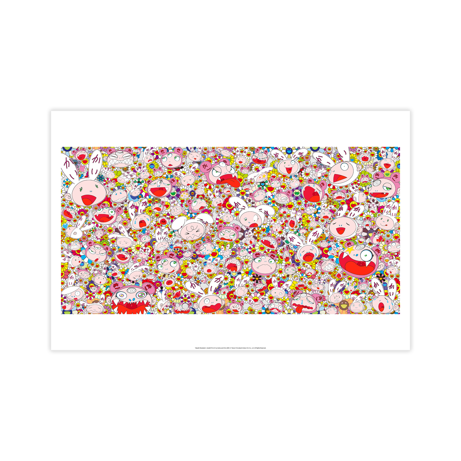 Takashi Murakami Hustle'n'Punch Poster | The Broad – The Shop at The Broad